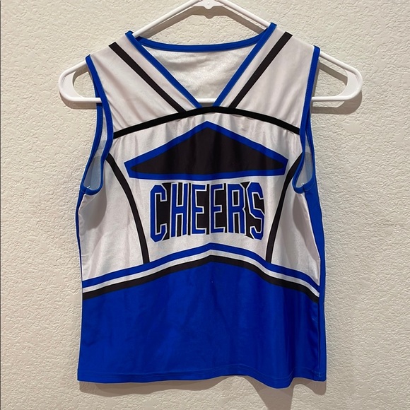 Amazon | Costumes | Matching Blue And White Cheer Dress Up Costume Tank ...